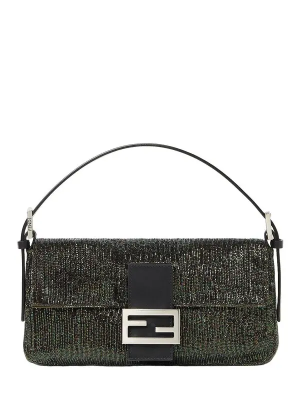 Fendi Baguette® 26424 Bag With Iridescent Bead Embroidery - [green]